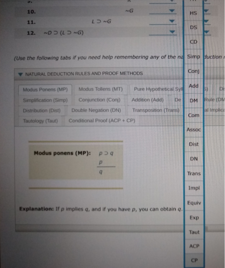 Solved HINTS FOR USING CONDITIONAL PROOF (CP) You can use | Chegg.com