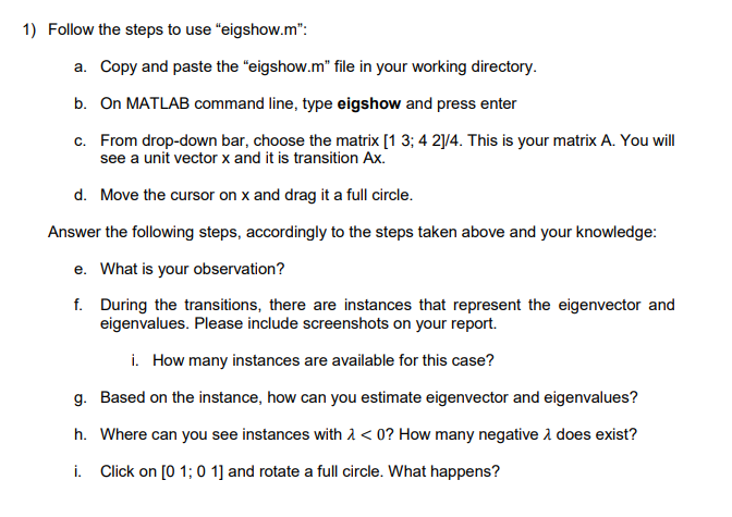 Solved PLEASE USE MATLAB TO SOLVE THE FILE THE | Chegg.com