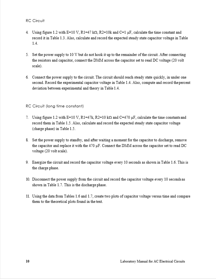 Solved Introduction to RL and RC Circuits Objective In this | Chegg.com