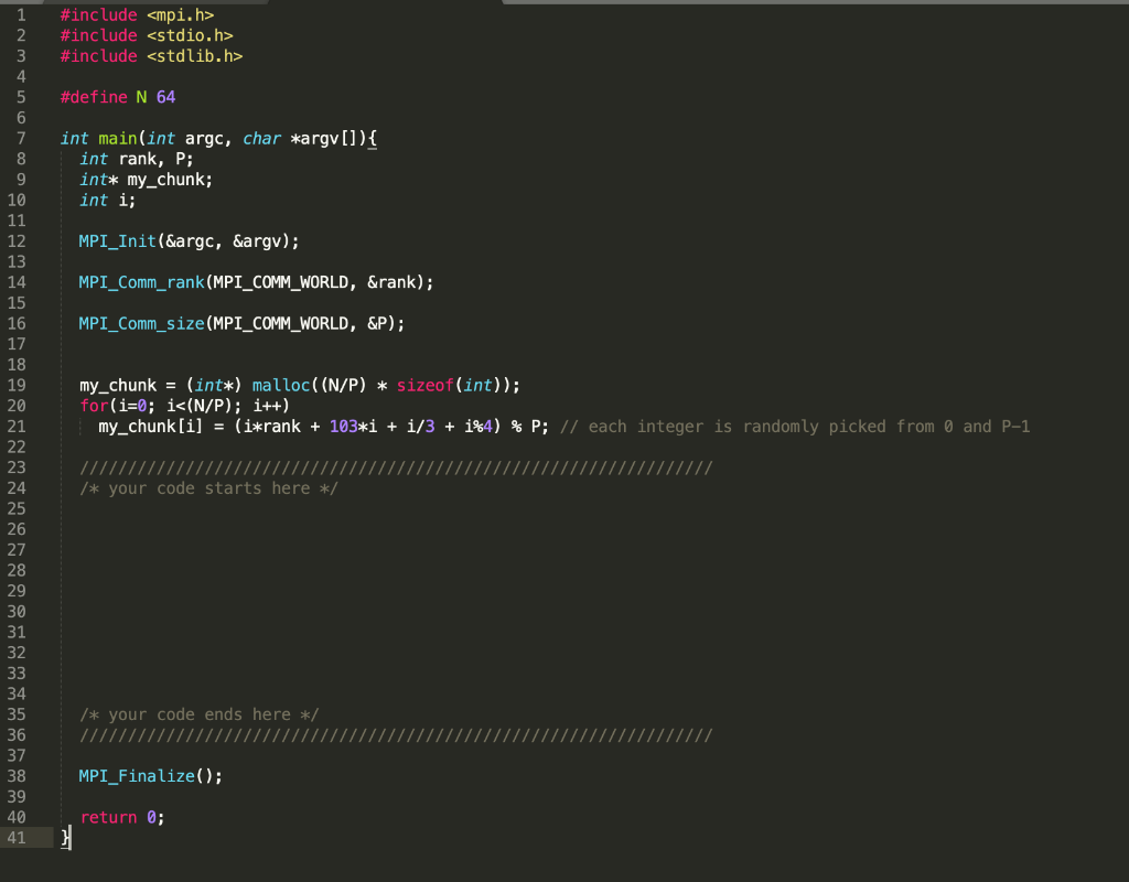 Assuming the number of processes is P and N is the | Chegg.com