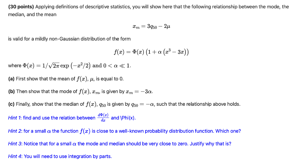 Solved (30 points) Applying definitions of descriptive | Chegg.com
