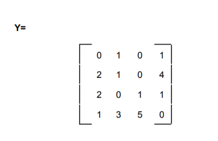 Solved Calculate the X and Y matrix multiplication by | Chegg.com