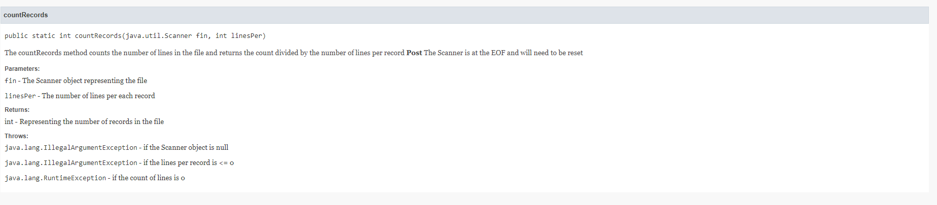 Solved In JAVA create a class with all 3 of these methods | Chegg.com