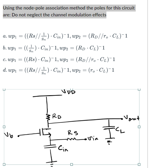 Solved Using the node-pole association method the poles for | Chegg.com