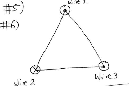 Solved The three wires shown in the figure are long, and | Chegg.com