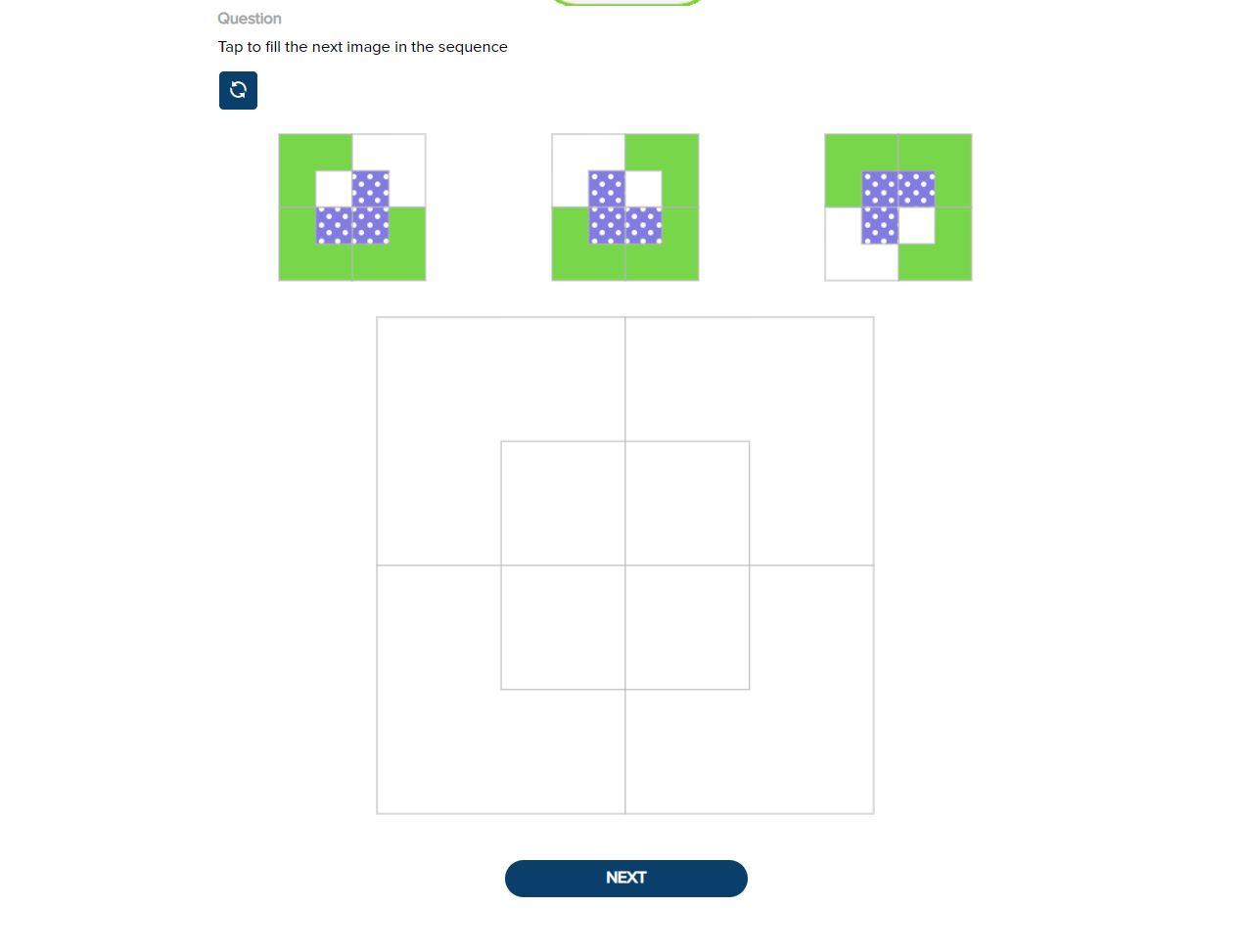 Solved Question Tap to fill the next image in the sequence | Chegg.com Solved Question Tap to fill the next image in the sequence | Chegg.com