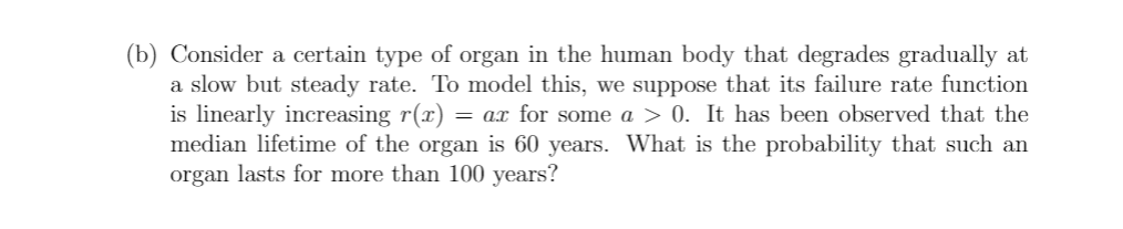 Solved Q4 Let X Be A Continuous Non Negative Random Variable 