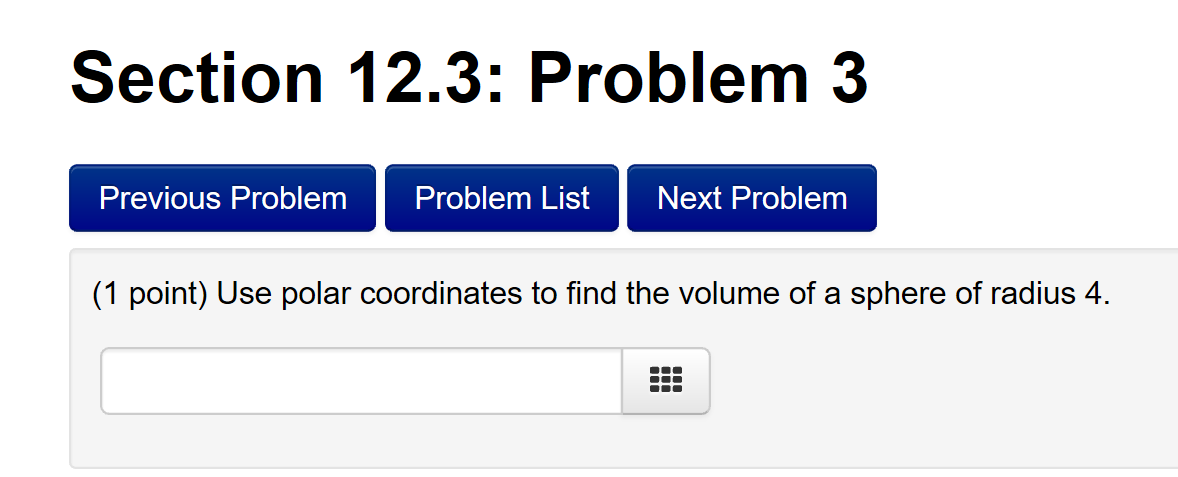 Solved Section 12.3: Problem 1 Next Problem Previous Problem | Chegg.com