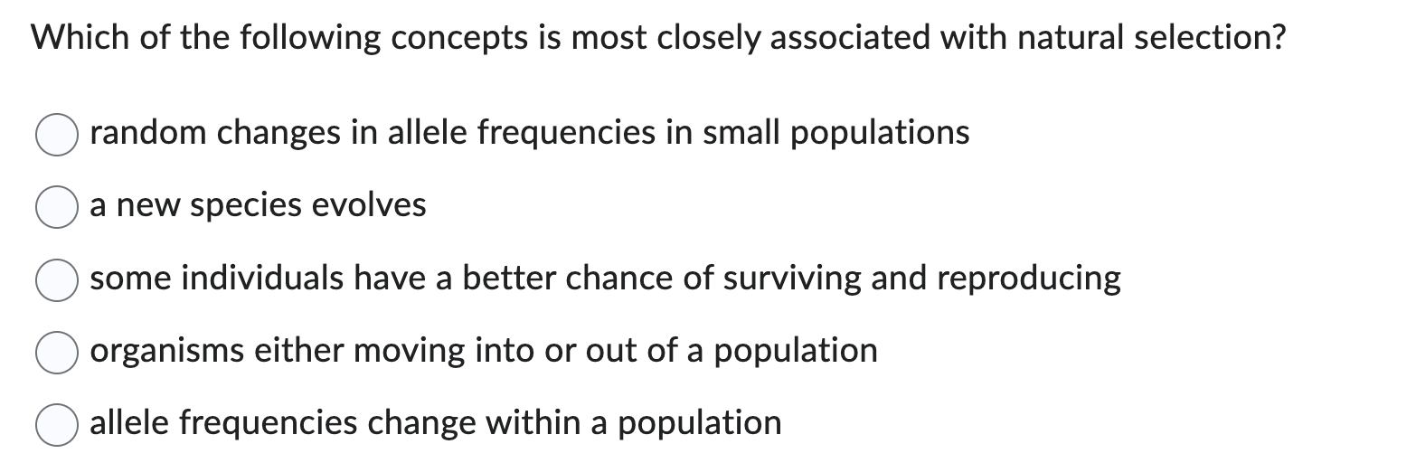 Solved Which of the following concepts is most closely | Chegg.com
