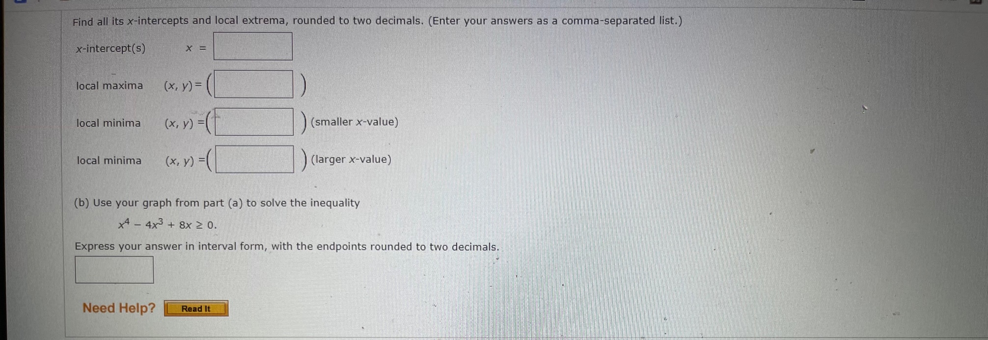 Solved (a) Choosing an appropriate viewing rectangle, graph | Chegg.com