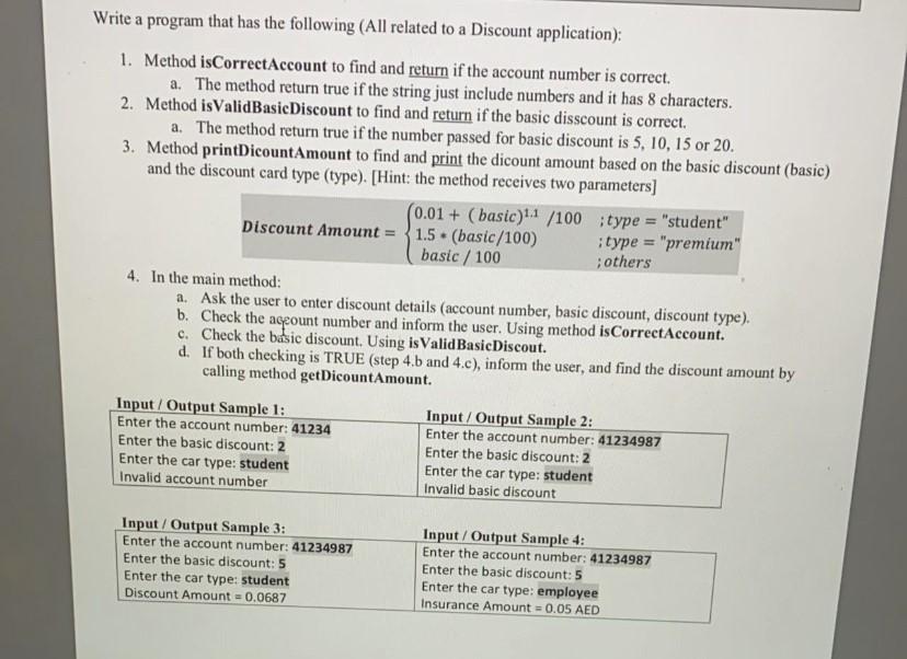 Solved JAVA program and make it available to copy and paste. | Chegg.com