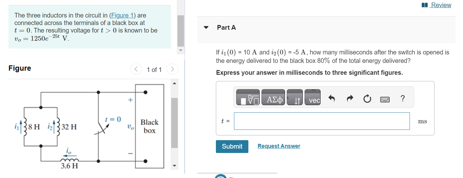 Solved The three inductors in the circuit in (Figure 1) are | Chegg.com