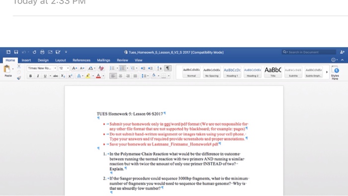 Submit your homework only in ppt/word pdf format (We | Chegg.com