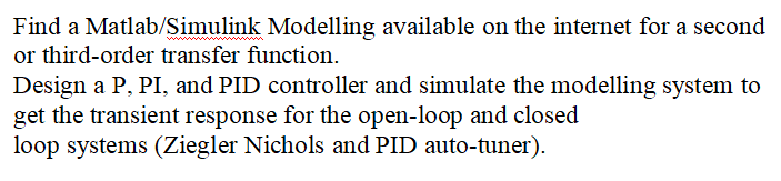 Solved Find a Matlab/Simulink Modelling available on the | Chegg.com