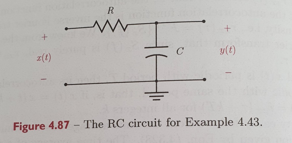 MATLAB Projects 4.47. Consider the RC circuit shown | Chegg.com