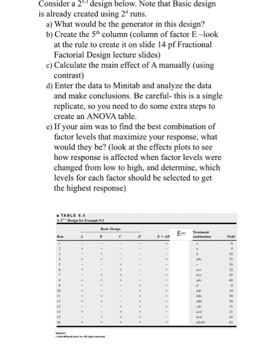 Solved Consider a 2 design below. Note that Basic design is | Chegg.com