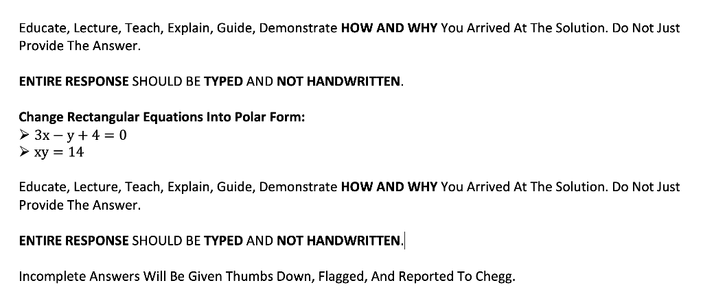 Solved Educate, Lecture, Teach, Explain, Guide, Demonstrate | Chegg.com