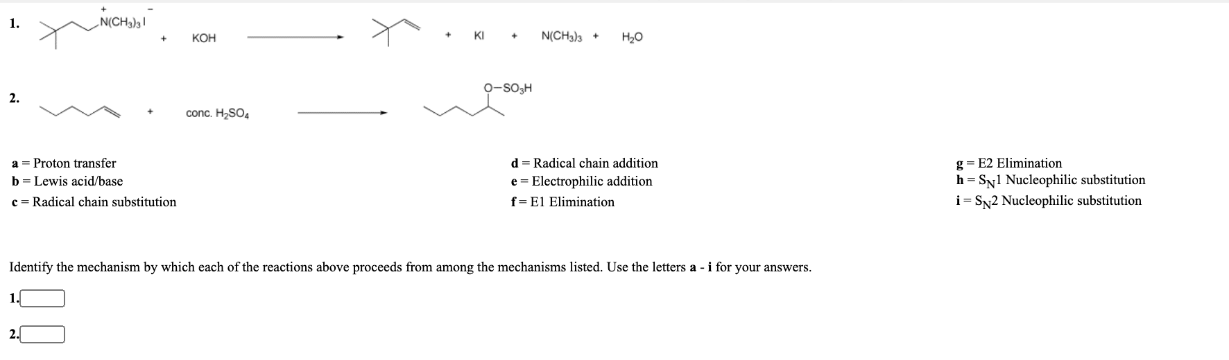 Solved 1. NaOH H2C-1 H3C-OH + Nal NH2 OH NH2 NH2 сна OH N 2. | Chegg.com