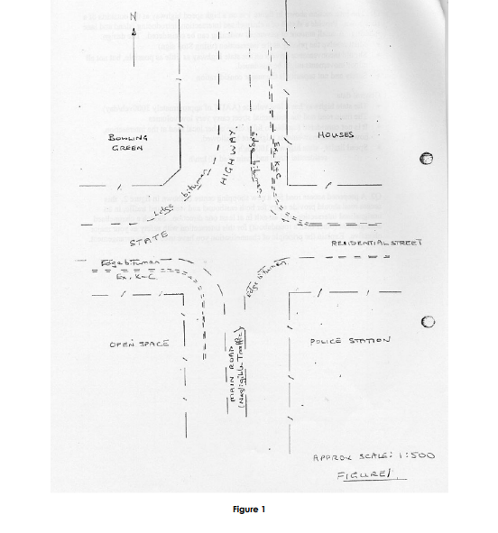 1. The intersection shown in Figure 1 is on a high | Chegg.com