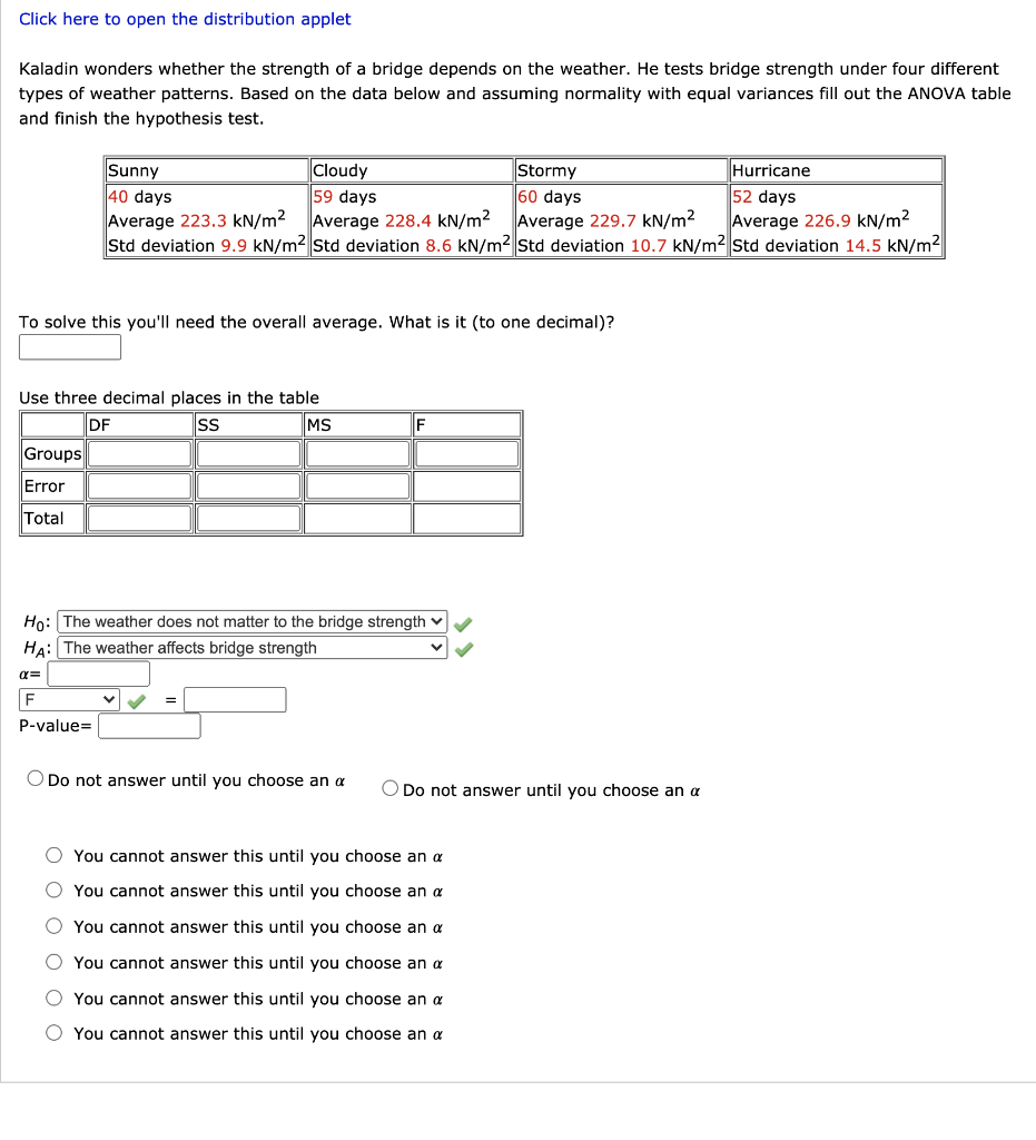 Solved Click here to open the distribution applet Kaladin | Chegg.com