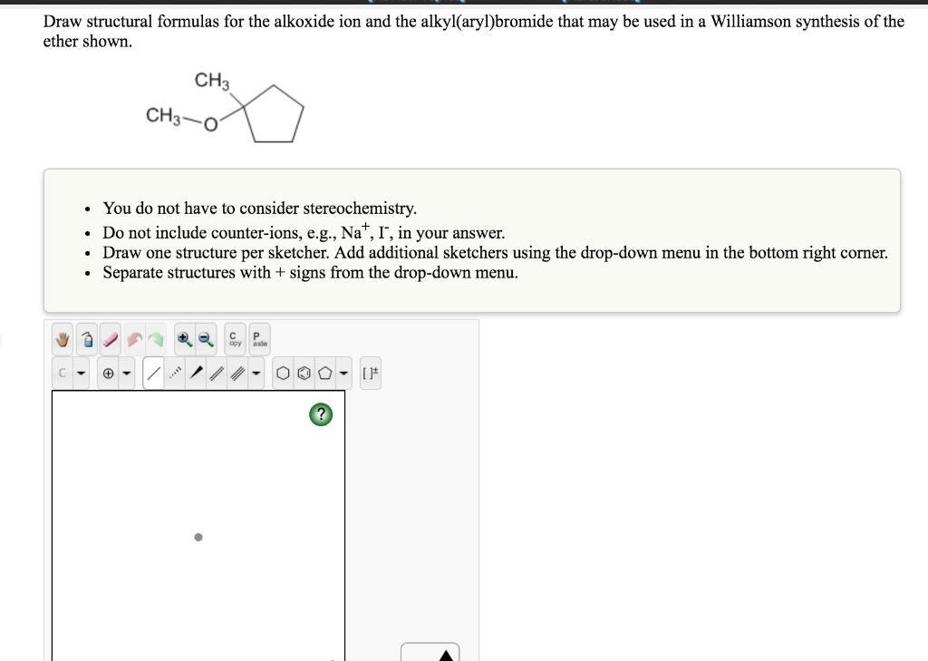 Solved Draw structural formulas for the alkoxide ion and the | Chegg.com