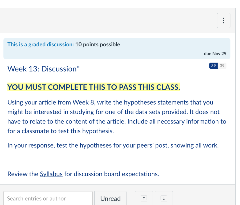 For this discussion, choose a random article with a | Chegg.com