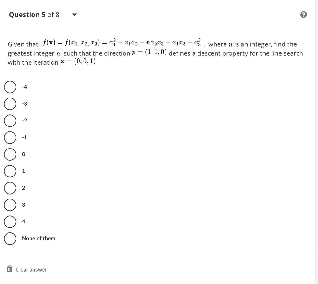 Solved Given that f(x)=f(x1,x2,x3)=x12+x1x2+nx2x3+x1x3+x32, | Chegg.com