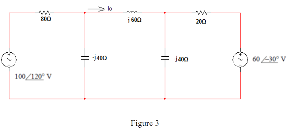 Solved Using Mesh Analysis Determine The Current Io For The