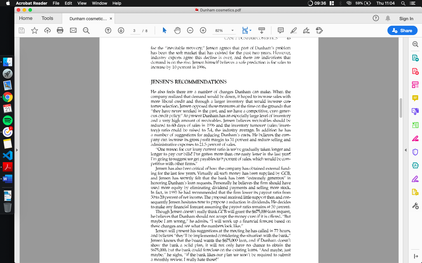 Acrobat Reader File Edit View Window Help 09:36 1: @ | Chegg.com