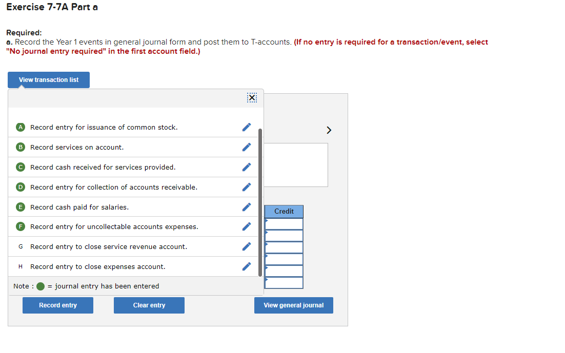Solved Exercise 7-7A Effect of recognizing uncollectible | Chegg.com