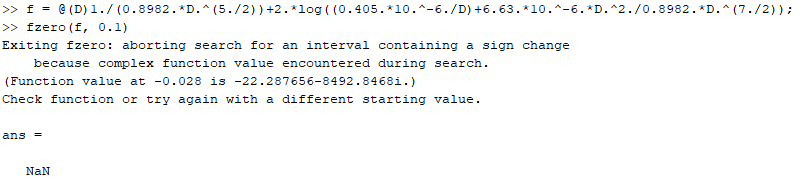 Solved 1. MATLAB fzero function I just copied some matlab | Chegg.com