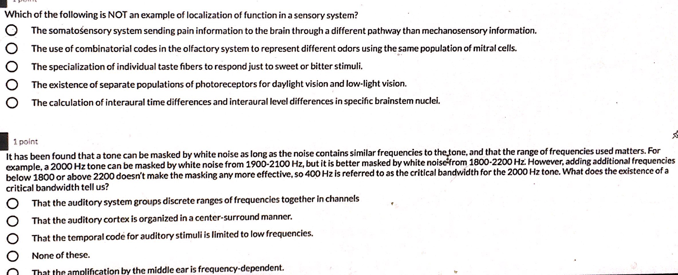 Solved Which of the following is NOT an example of | Chegg.com