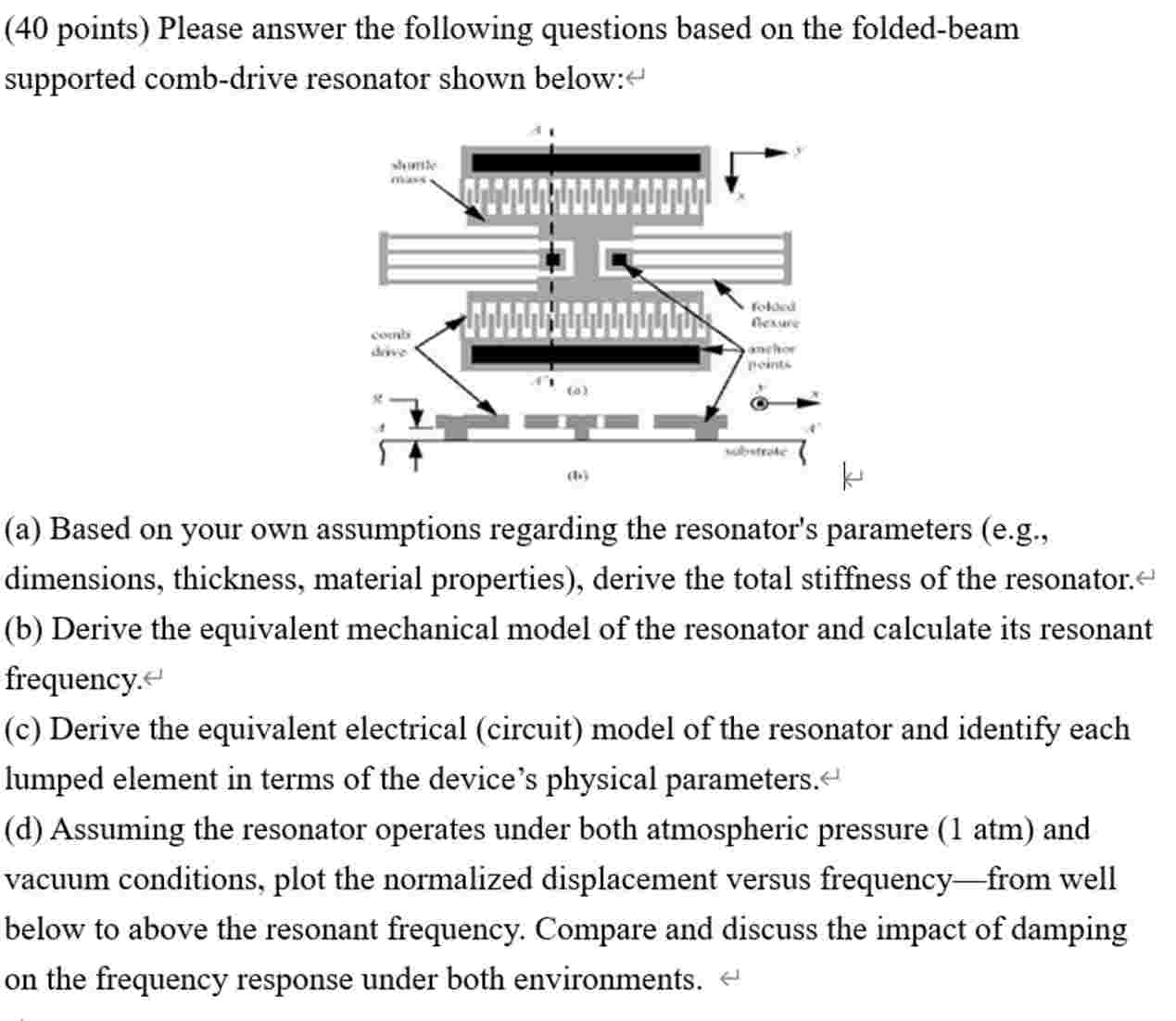 (40 ﻿points) ﻿Please answer the following questions | Chegg.com