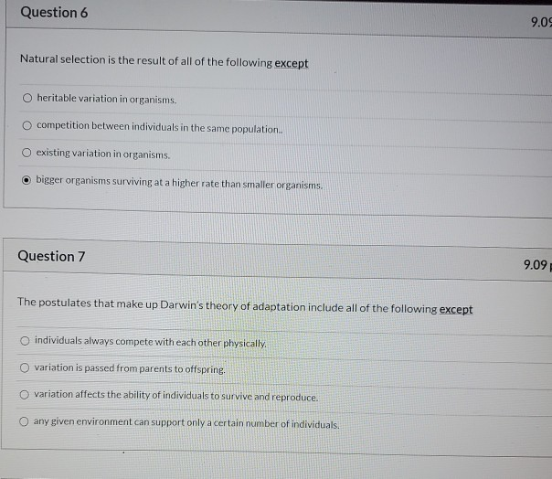 Solved Question 4 9.09 pts Continuously varying traits All | Chegg.com