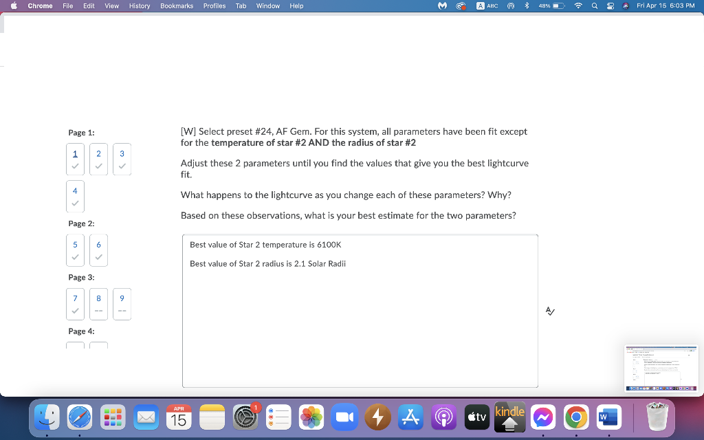 Solved Chrome File Edit View History Bookmarks Profiles Tab | Chegg.com