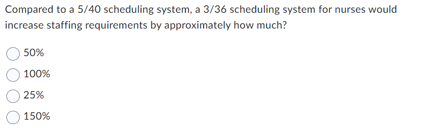 Solved Compared to a 540 ﻿scheduling system, a 336 | Chegg.com