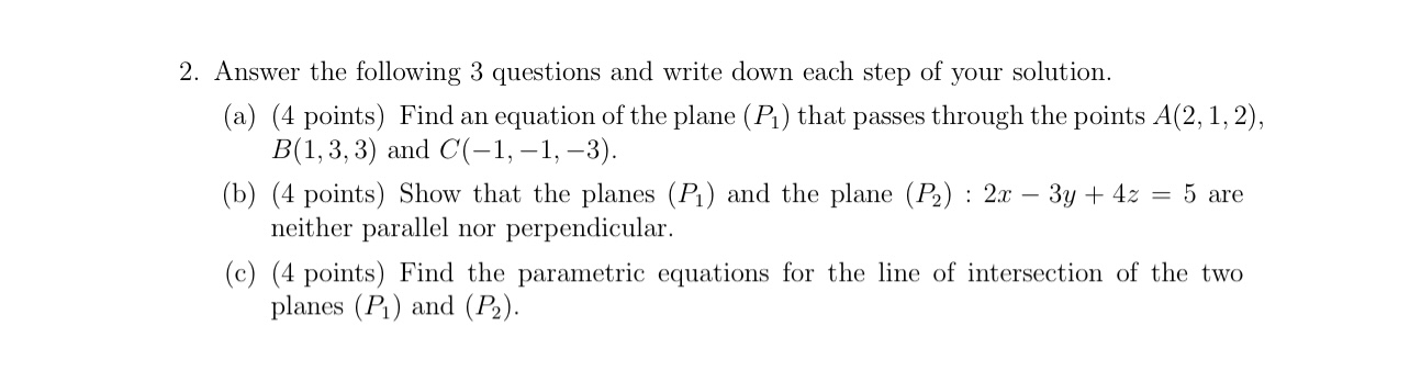 Solved 2. Answer the following 3 questions and write down | Chegg.com