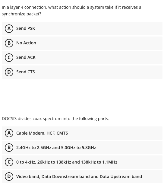 Solved The Ethernet frame with a destination address | Chegg.com