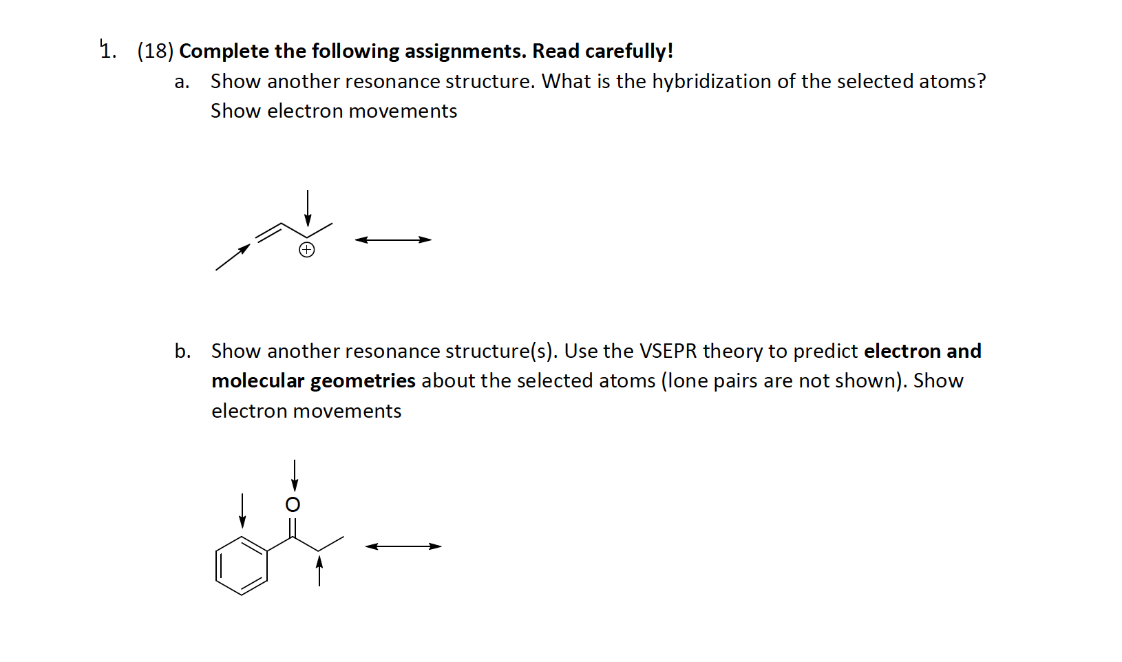 Solved 1. (18) Complete the following assignments. Read | Chegg.com