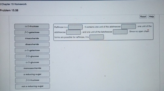 Solved Chapter 15 Homework Problem 15.58 Reset Help | Chegg.com