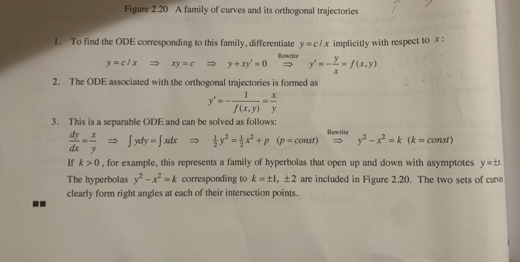 Solved Find the orthogonal trajectories for the family of | Chegg.com