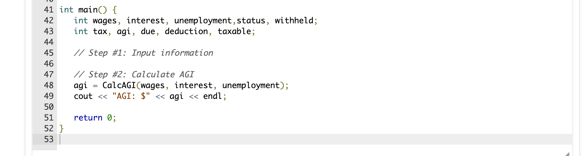 Solved Program Specifications Write a program to calculate | Chegg.com