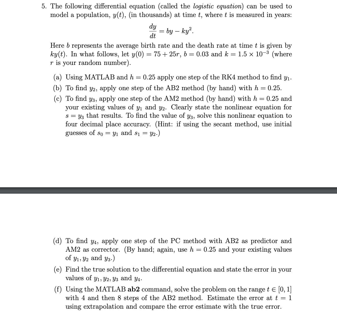 Solved where r=0.7, ﻿I have already calculated parts a and b | Chegg.com
