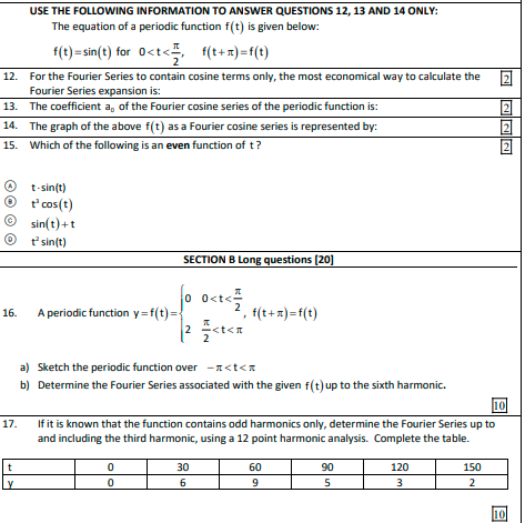 Solved USE THE FOLLOWING INFORMATION TO ANSWER QUESTIONS 12, | Chegg.com