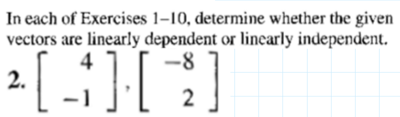 Solved In each of Exercises 1-10, determine whether the | Chegg.com