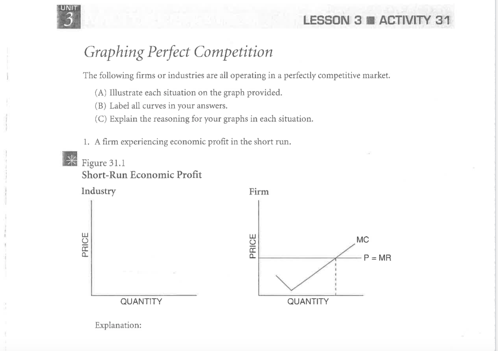 Solved UNIT 3 LESSON 3 ACTIVITY 31 Graphing Perfect | Chegg.com