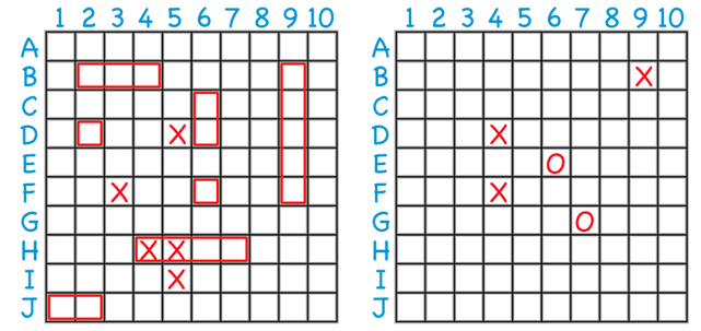 Solved Implement the familiar Battleship game using objects. | Chegg.com