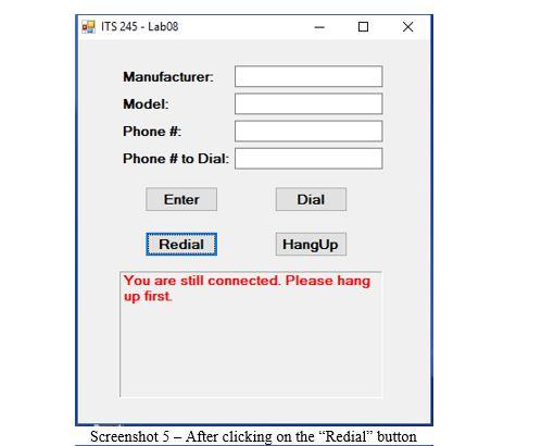 Solved ITS 245 - Integrative Programming Lab 08 - First GUI | Chegg.com