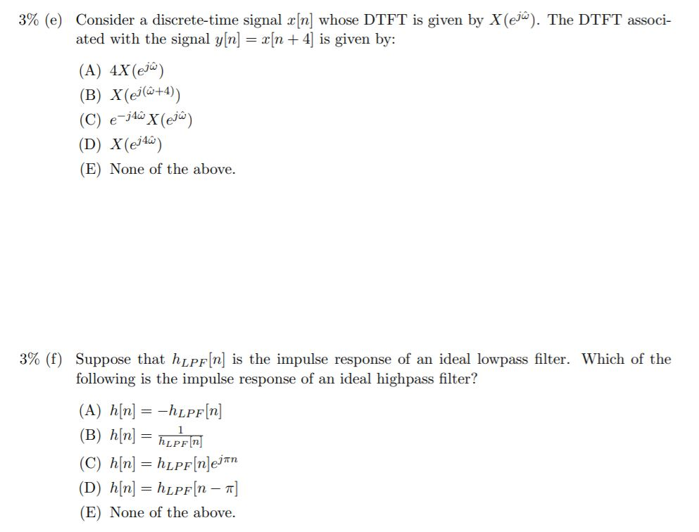 Solved Problem 1 (21%) This problem is a mixture of multiple | Chegg.com