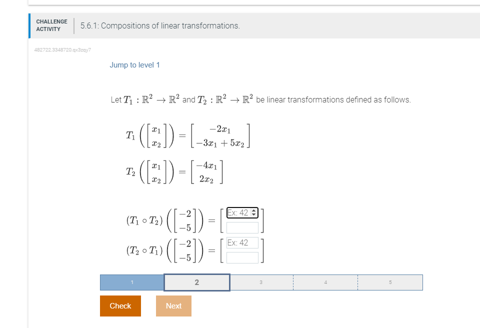 Solved Let T1:R2→R2 and T2:R2→R2 be linear transformations | Chegg.com